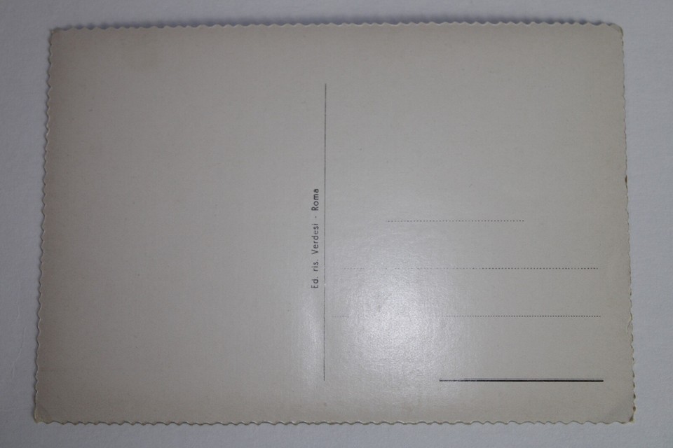 VTG 50s Postcard Rome Italy Piazza di Spagna e Trinita dei Monti ...