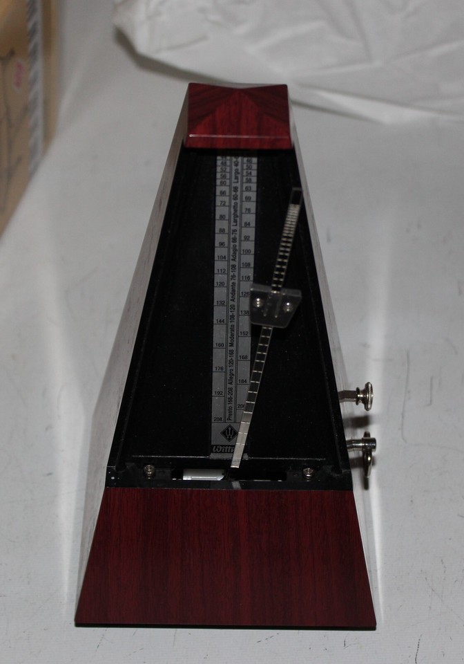 new in box Wittner #845161 Metronome Key Wound Black Brown | eBay