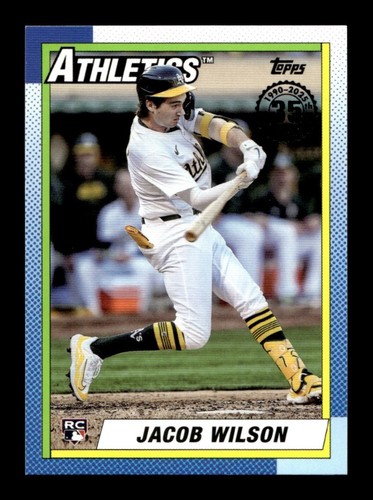 2025 Topps 1990 Baseball 35th Jacob Wilson Rookie Athletics #T90-29 | eBay
