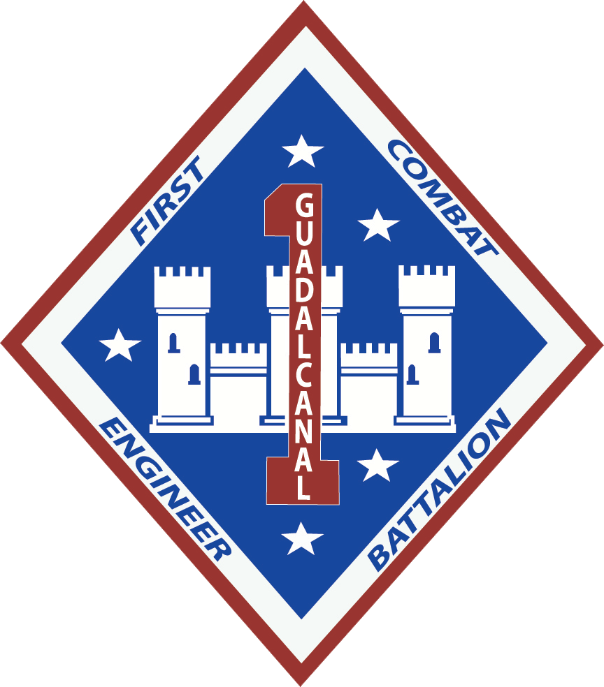 1st COMBAT ENGINEER COMBAT BATTALION CHALLENGE COIN US MARINES VETERAN ...