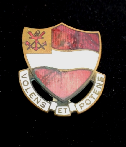 Army WWII Military Militaria 4th Engineer Battalion Badge Pin Volens Et ...
