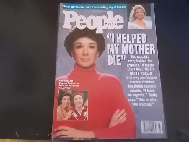 Betty Rollin, Kim Cattrall - People Magazine 1992 | eBay