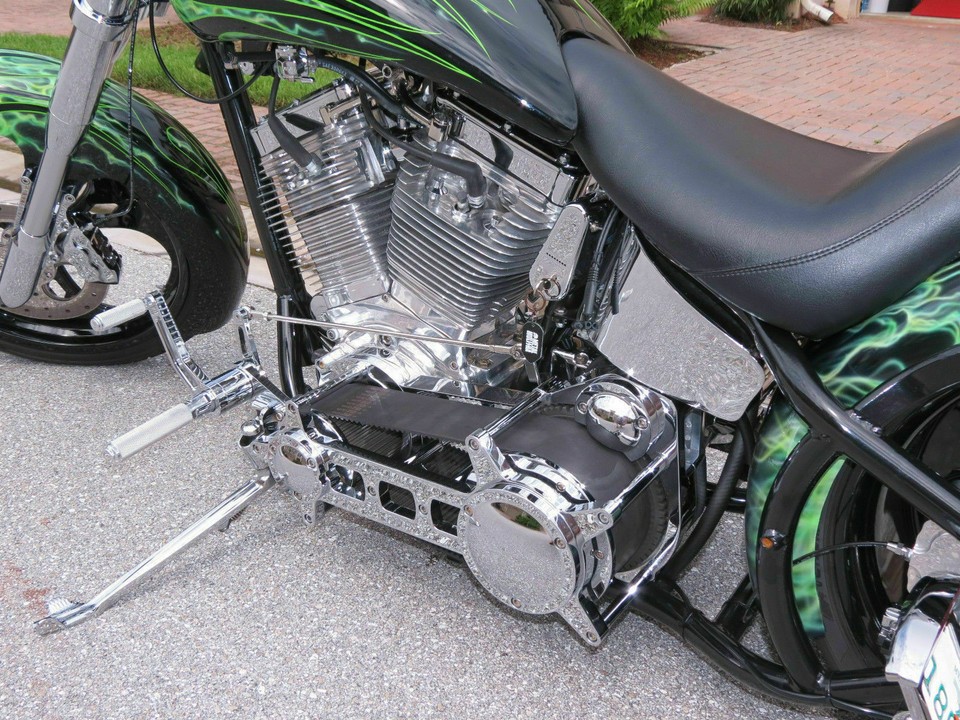ULTIMA BELT DRIVE PRIMARY DRAG RACE HARLEY SOFTAIL FXST FXSTC NIGHT ...
