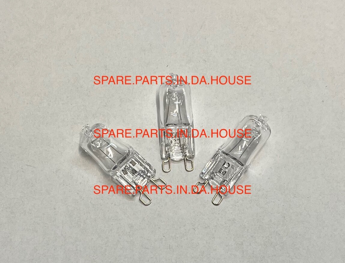 3 x Westinghouse 915 Oven Halogen Lamp Light Bulb Globe WFEP915SB ...