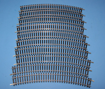 TYCO HO Scale Gauge Train Car Model Railroad Curved Track Sections (10 ...