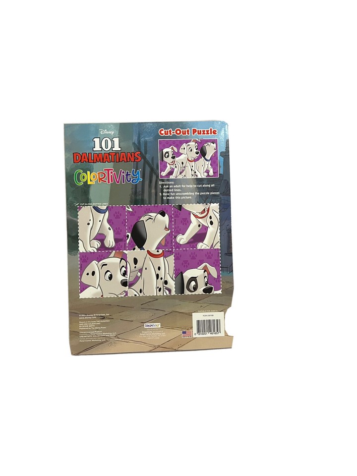 DISNEY 101 DALMATIANS COLORTIVITY BOOK WITH CUT OUT PUZZLE | eBay