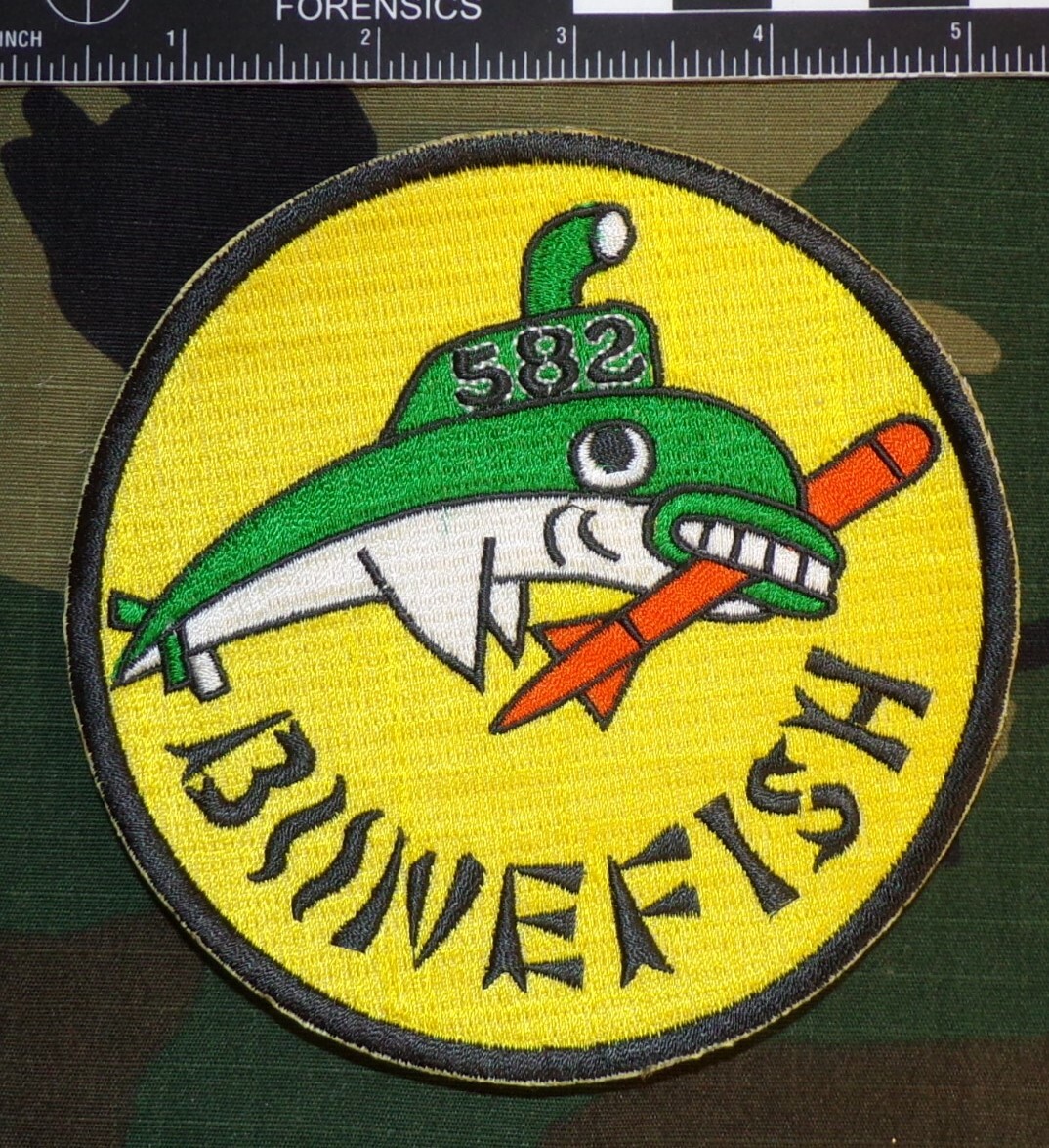 US Navy USS Bonefish SSN 582 Submarine Embroidered Full Color Patch | eBay