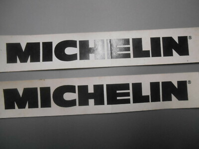 NOS Vintage Michelin Labels Logos Stickers Decals Qty 2 #OOO | eBay