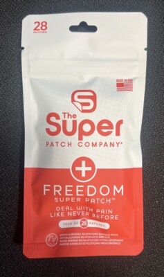 The Super Patch : FREEDOM - Pack of 28 Patches- deal with pain like never before | eBay