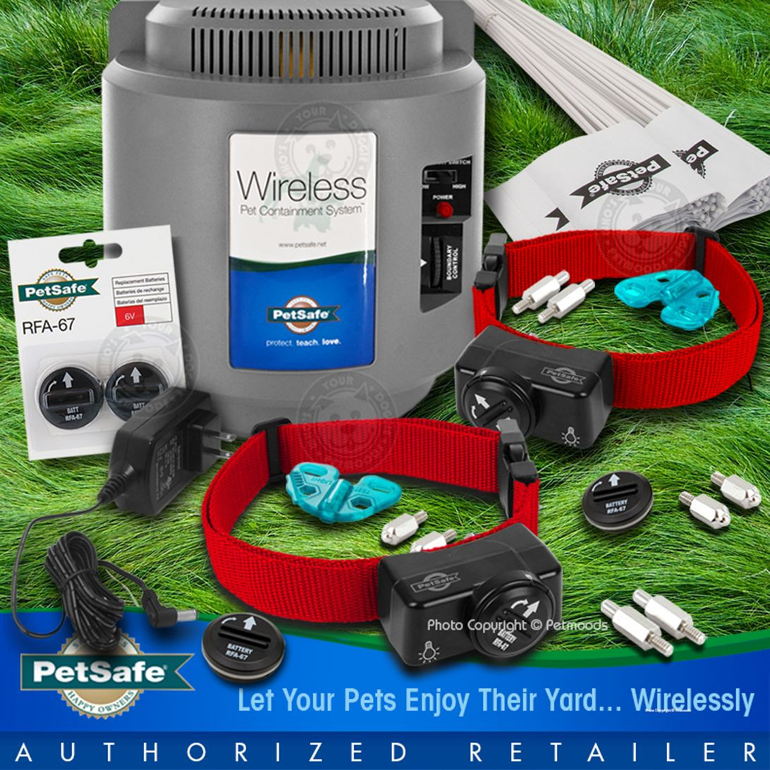 PetSafe Fence Wireless PIF-300 Containment PIF-275, RFA-67 Batteries ...