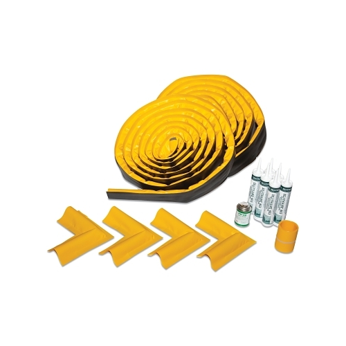 Justrite Make-A-Berm Custom Spill Containment Kit, Yellow - 1 per EA ...