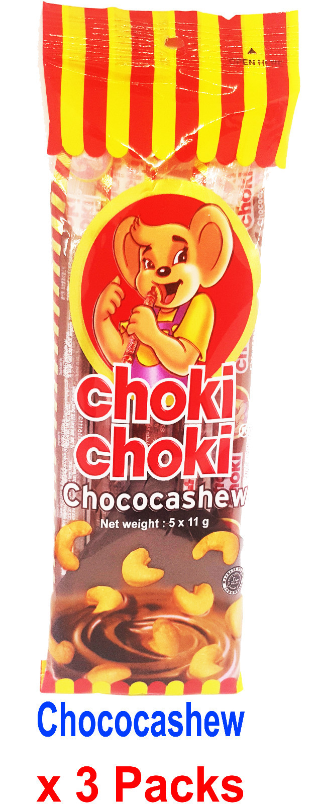 Chocolate Instant Choco Milk Paste Cashew Multi Packs of Choki Choki ...