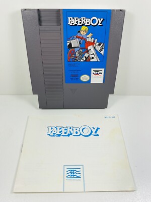 Paperboy -- NES Nintendo Original Fun Game + INSTRUCTIONS MANUAL ...
