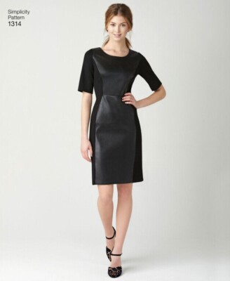 Simplicity 1314 Sz 6-22 Slimming Princess Dress Shirt + Pants Wardrobe ...