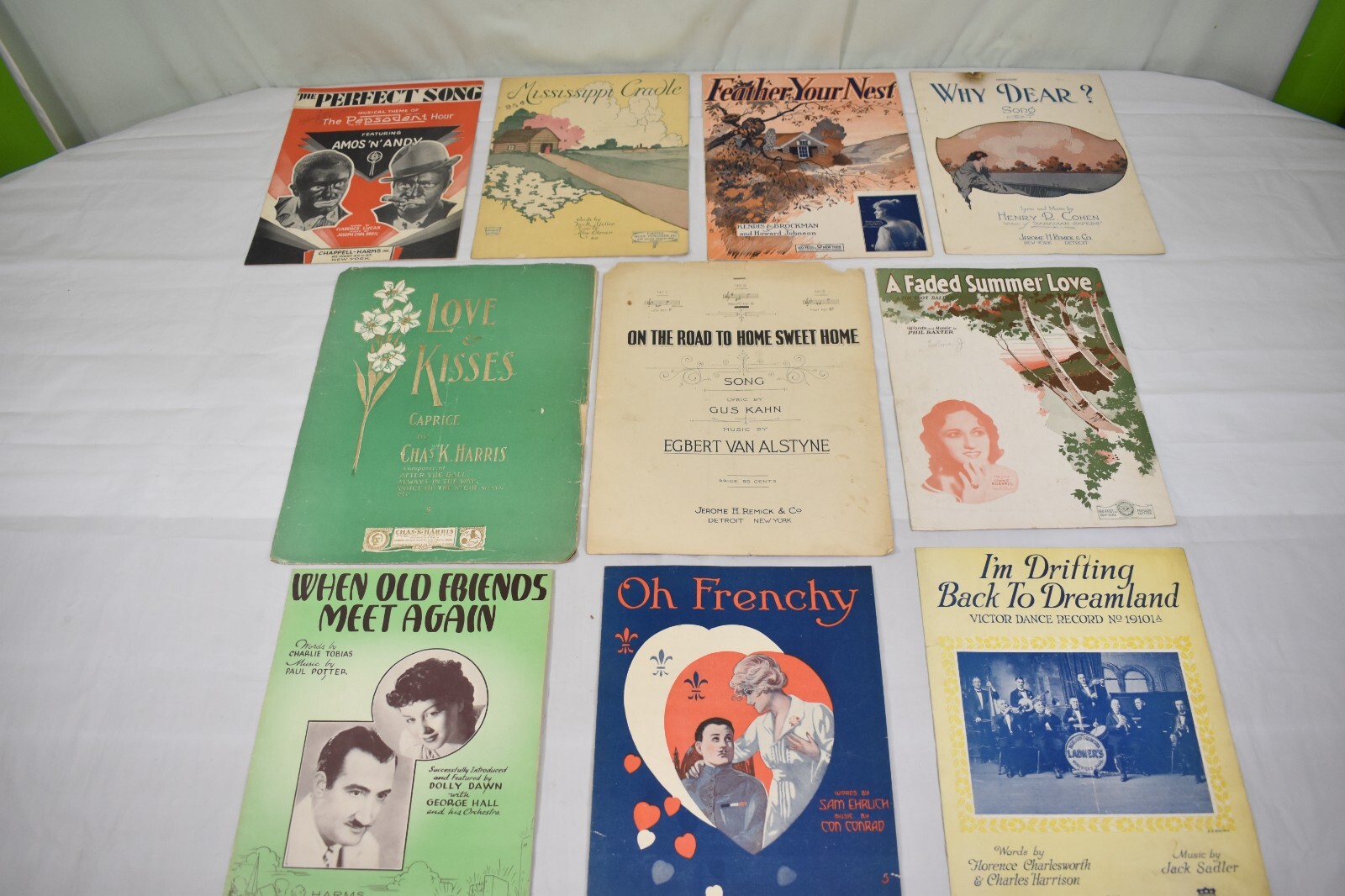 ANTIQUE VINTAGE OLD SHEET MUSIC, MIXED LOT OF 10 musicals, Pop ...