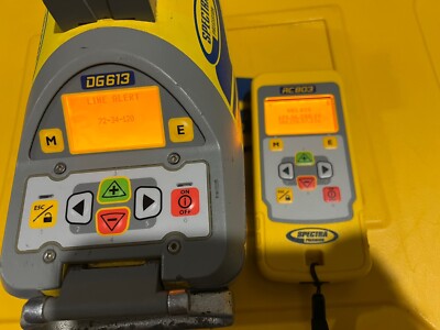 Trimble Spectra Precision DG613 Sewer Pipe Laser w/ Target, Charger ...