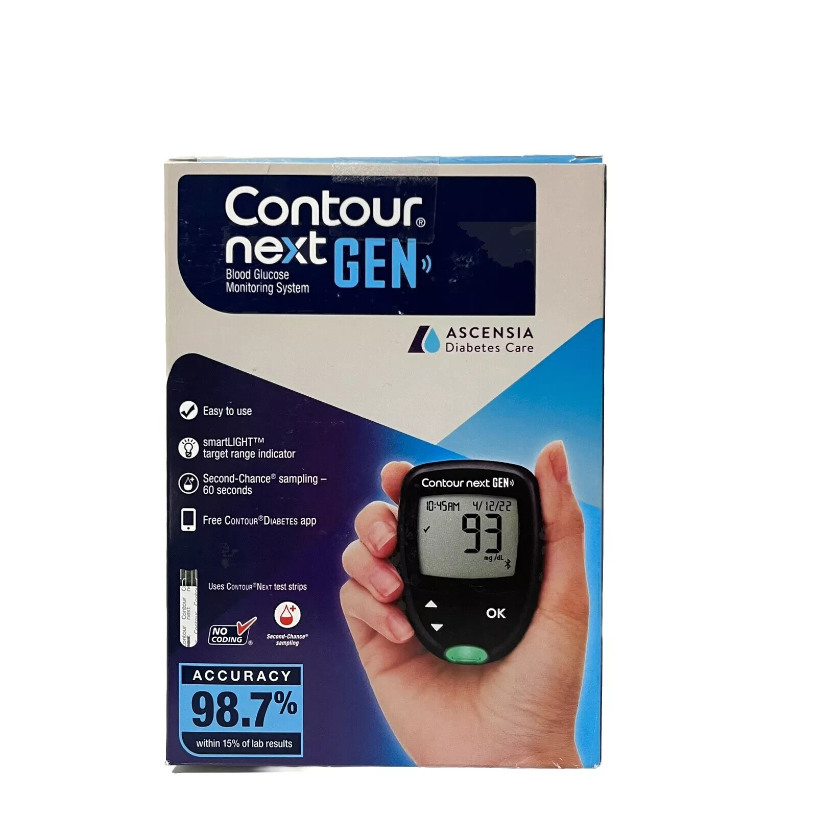 Contour Next Gen Blood Glucose Monitoring System - Black *NEW ...