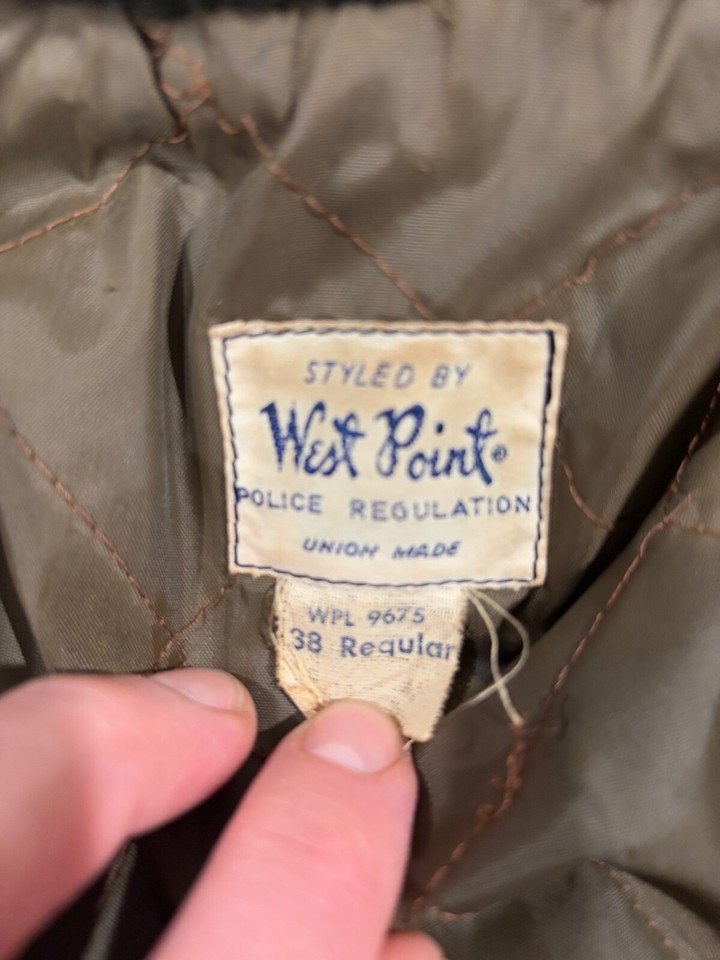 Vintage 1970's 80's Sheriff Police Bomber Jacket 38 Regular Middlesex ...