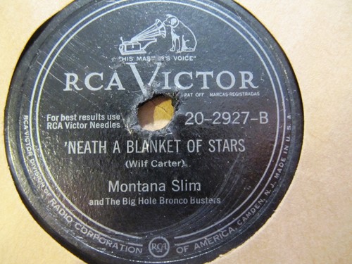 MONTANA SLIM Wilf Carter Big Hole Bronco Busters Tear down Mailbox VIC ...