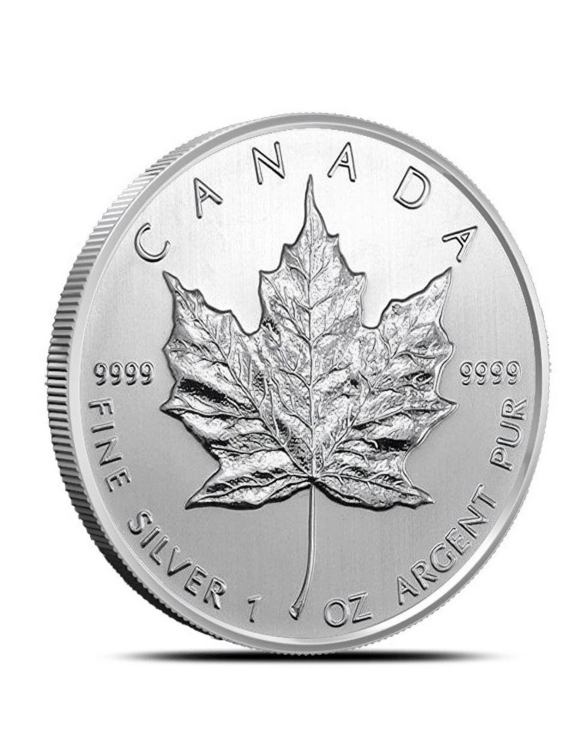 1 oz Canadian Silver Maple Leaf Coin (Random Year, Cull) | eBay