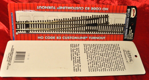 Atlas HO #6 Code 83 Nickel Silver #564 Right Hand Custom Line Turn Out ...
