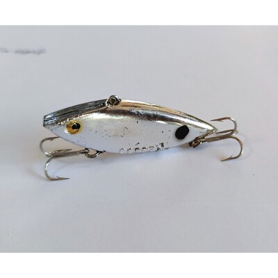Vintage Silver And Black Crank Bait Rattle Trap Fishing Lure CORDELL | eBay
