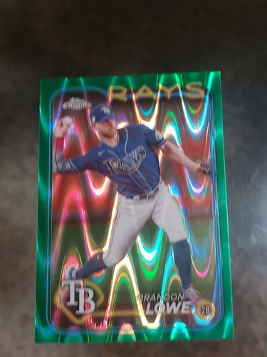2024 Topps Chrome - Green Wave Refractor #286 Brandon Lowe /99 | eBay
