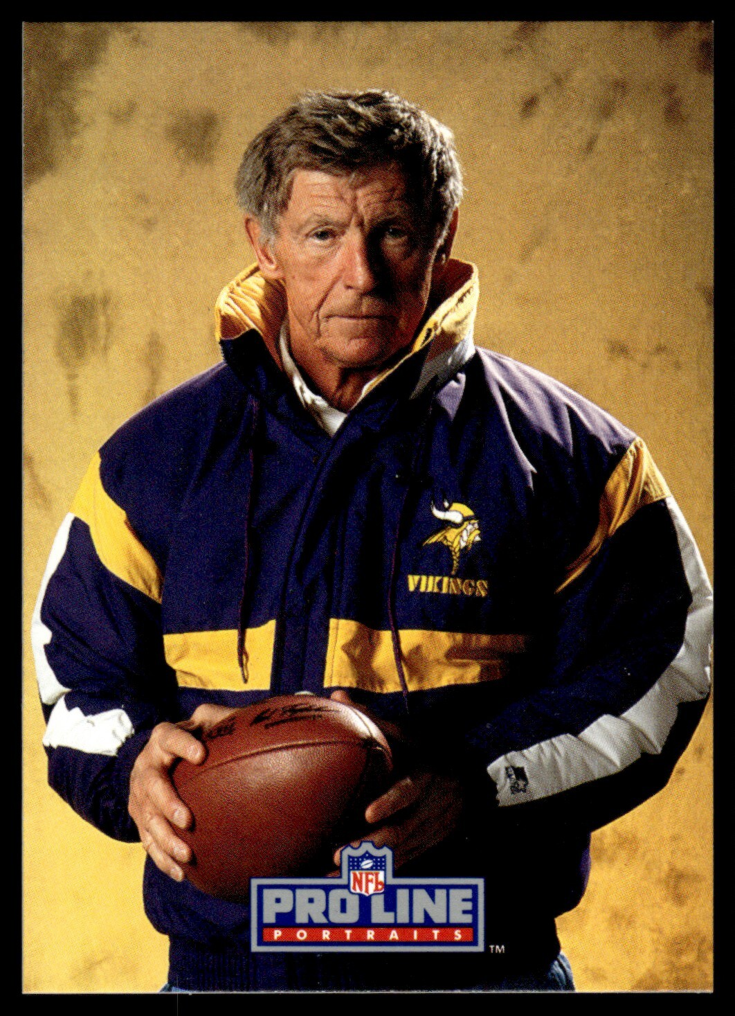 1991 Pro Line Portraits #233 Jerry Burns Minnesota Vikings | eBay