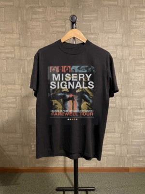 NEW Misery Signals Black Cotton All size S-5XL Gift For Fans T-Shirt ...