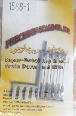 Precision Scale On3 #1588.1 Handrails, 4 w/Stanchion & 4 w/Out, D&RGW ...