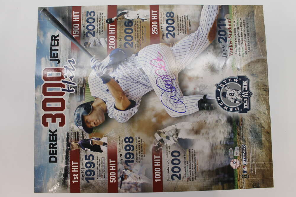 Derek Jeter | Autographed Baseball Memorabilia & MLB Merchandise