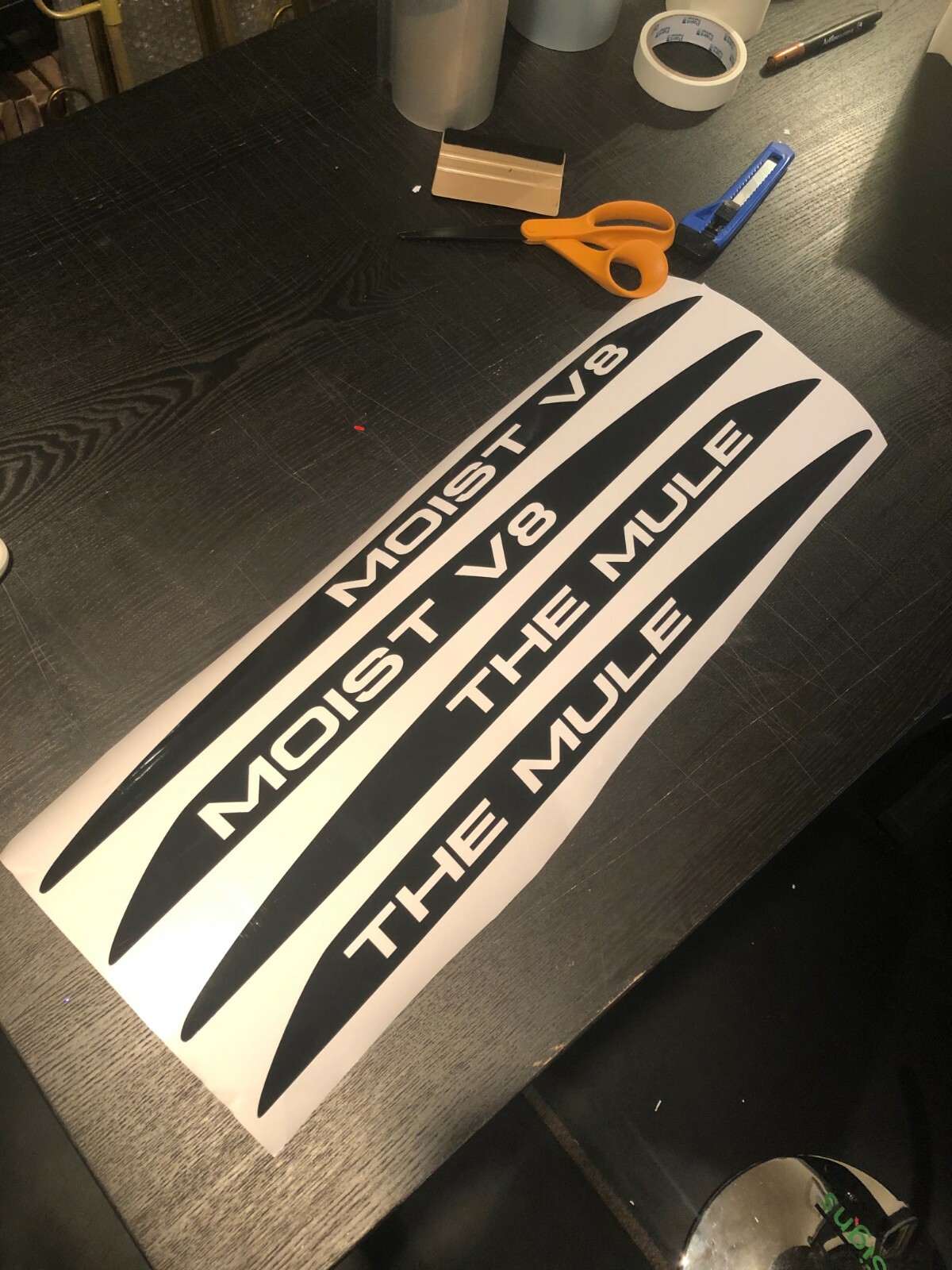 Toyota Landcruiser 79 Series CUSTOM BONNET DECALS 600mm x 40mm - FREE ...