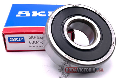 6304-2RS C3 SKF Brand rubber seals bearing 6304-rs ball bearings 6304 ...