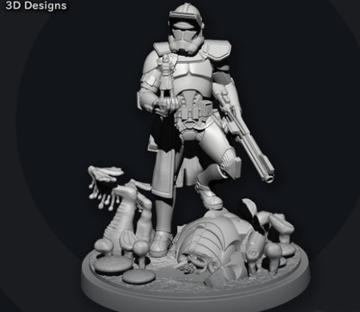 CC 5052 Bly Resin Model Kit Unpainted 3D Print | eBay