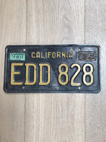 California 1963 Black Plate Expired 1971 Sticker | eBay