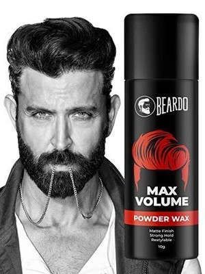Beardo Max Volume Powder Wax 10 gm Hair Wax Powder For Men Hair Styling ...