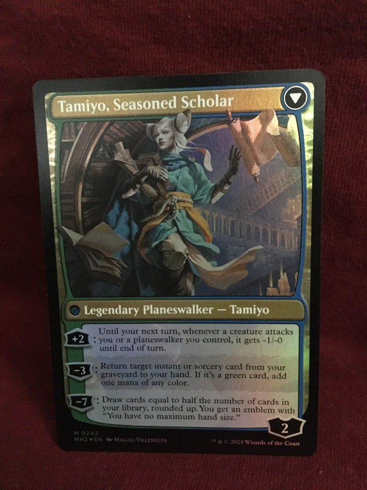 MTG tamiyo inquisitive student / Tamiyo, Seasoned Scholar- Modern ...