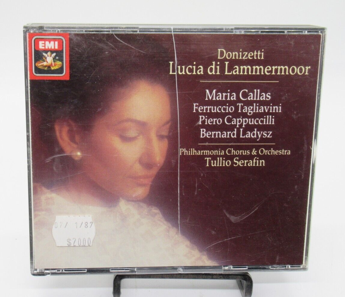 MARIA CALLAS - DONIZETTI: LUCIA DI LAMMERMOOR 2-DISC MUSIC CD SET ...