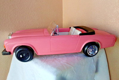 Barbie Classic Convertible Rolls-Royce Large Pink Toy Doll Car | eBay