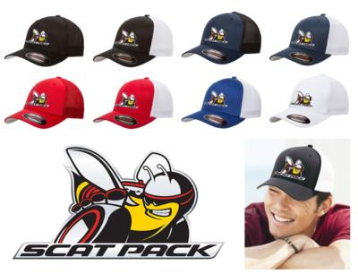 SCAT PACK Charger Challenger Dart Coronet Logo Trucker Style Hat Cap | eBay