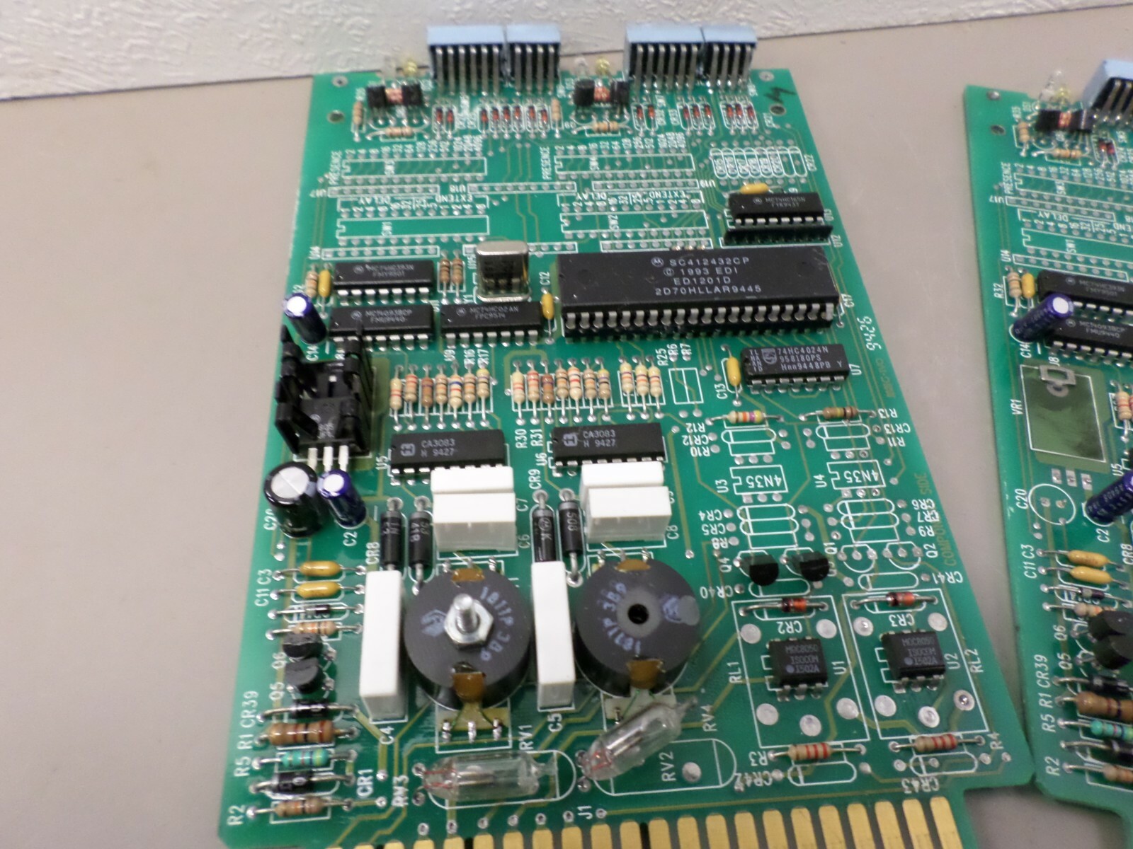 Lot of 4 - EDI LM602 Two Channel Rack Mount Detector Cards for Parts or ...