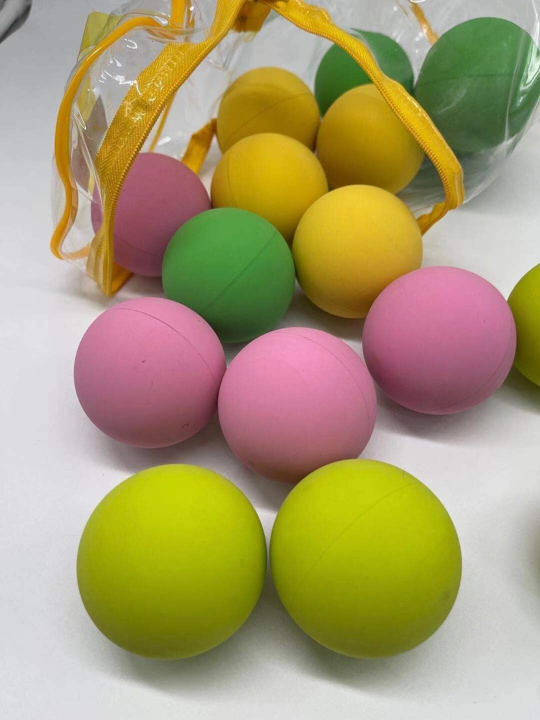 Bulk 16pcs High Bounce Rubber Bouncing Balls Hand Ball Assorted Colors Toy balls | eBay