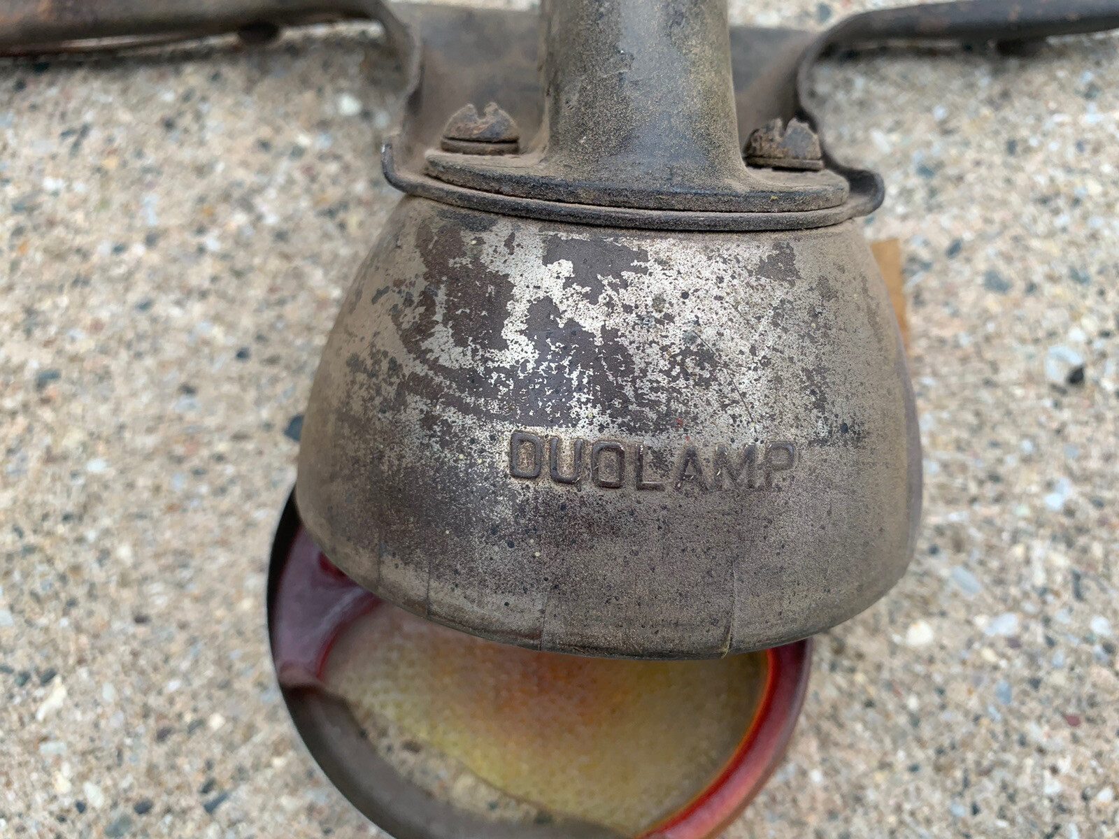 (2) Model A Ford Tail Light Stand, Housing, License Plate Mount Bracket ...