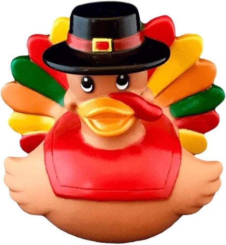 3" Thanksgiving Turkey Rubber Duck [Floats Upright] - 742567418774| eBay