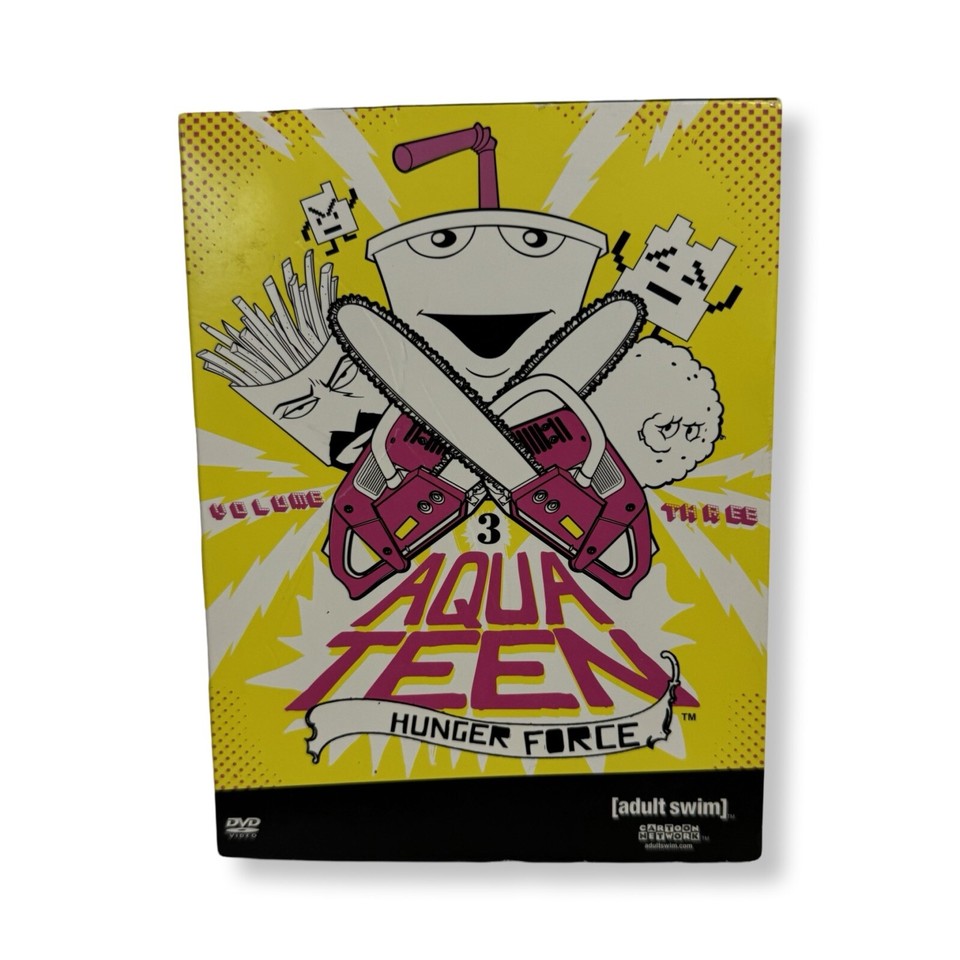 Aqua Teen Hunger Force Season 3 DVD (2004 2-Disc Set) VGUC ATHF ...