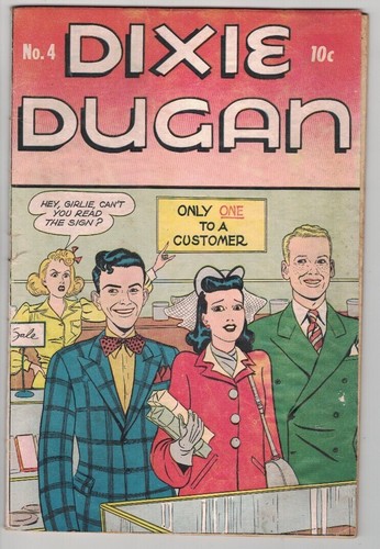 DIXIE DUGAN #4 - FRANK BECK ART - COLUMBIA COMICS/1945 | eBay