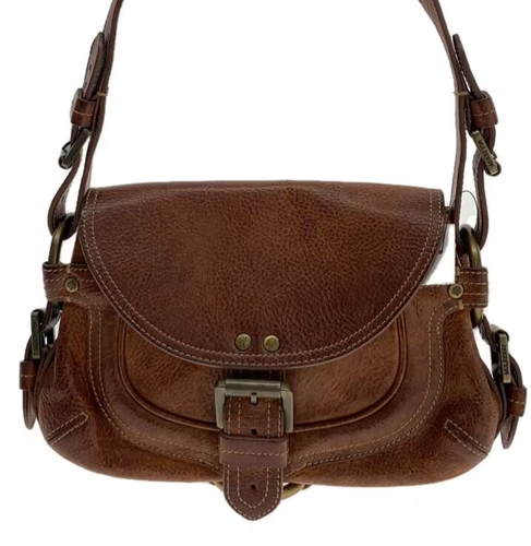 Mulberry Tyler Leather Shoulder Bag Brown Vintage Used Authentic from ...