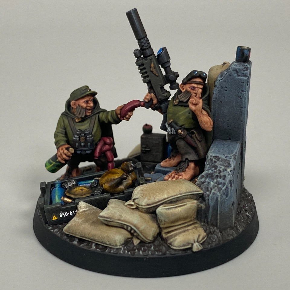 PROVISIONALLY PREPARED WARHAMMER 40K ASTRA MILITARUM IMPERIAL GUARD ...