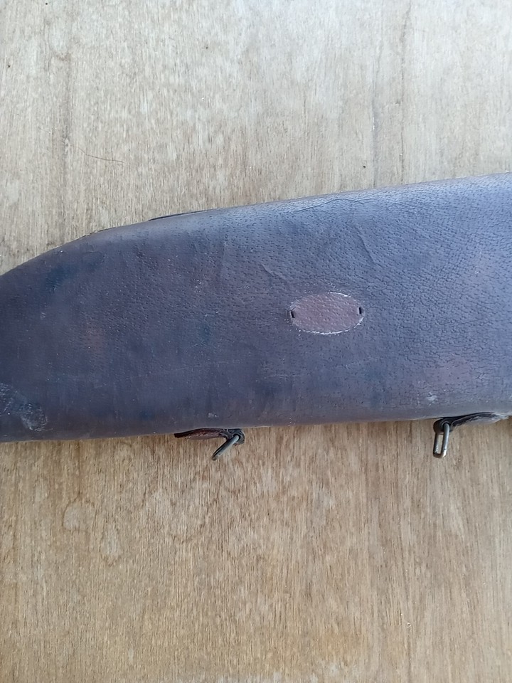 Leather Antique Rifle Scabbard Gun Protection Hunting Firearm Carrying ...