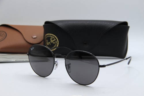 NEW RAY-BAN RB 3582 DAVID 002/B1 BLACK MIRROR AUTHENTIC SUNGLASSES W ...